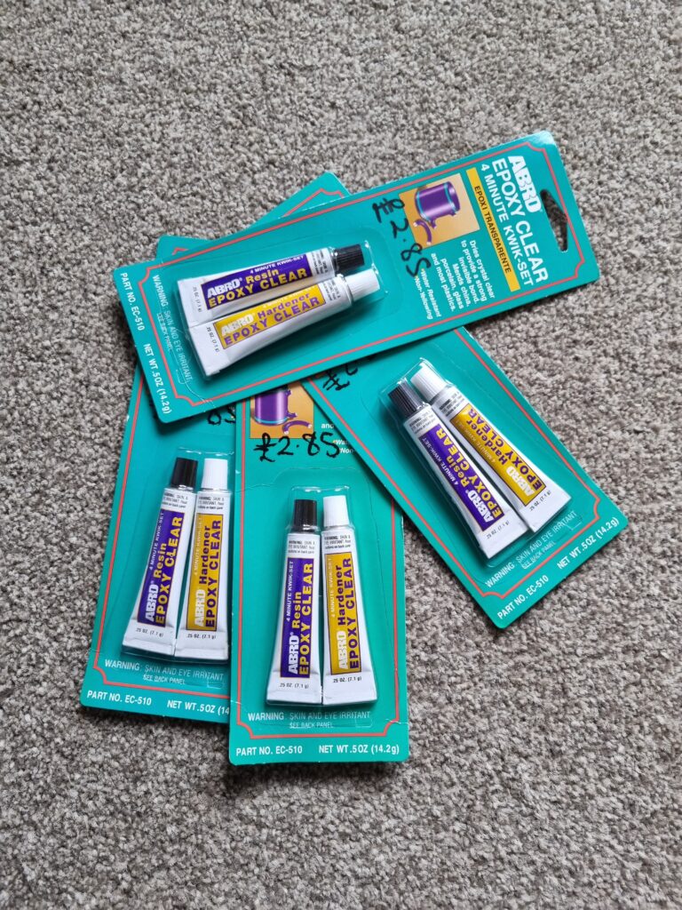 Clear Epoxy quick set - Motosyko Mini Bike Specialists